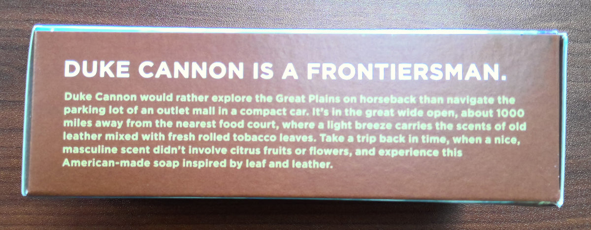 Duke Cannon Bar Soap, Leaf & Leather, 10 0z – The Happy Piper