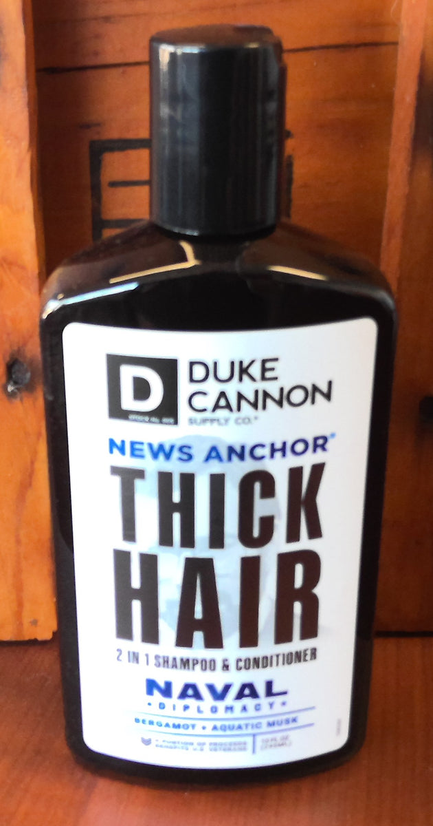 Duke Cannon Shampoo/Conditioner, Naval Diplomacy, 10 fl oz – The Happy ...
