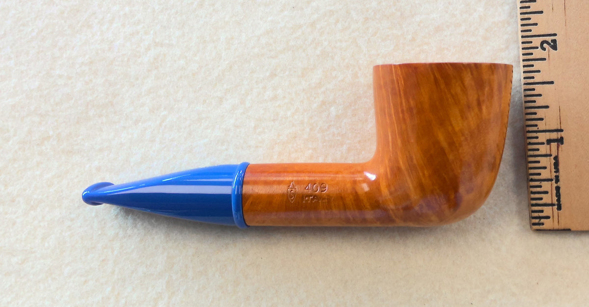 Savinelli Mini 409, Smooth Blue – The Happy Piper