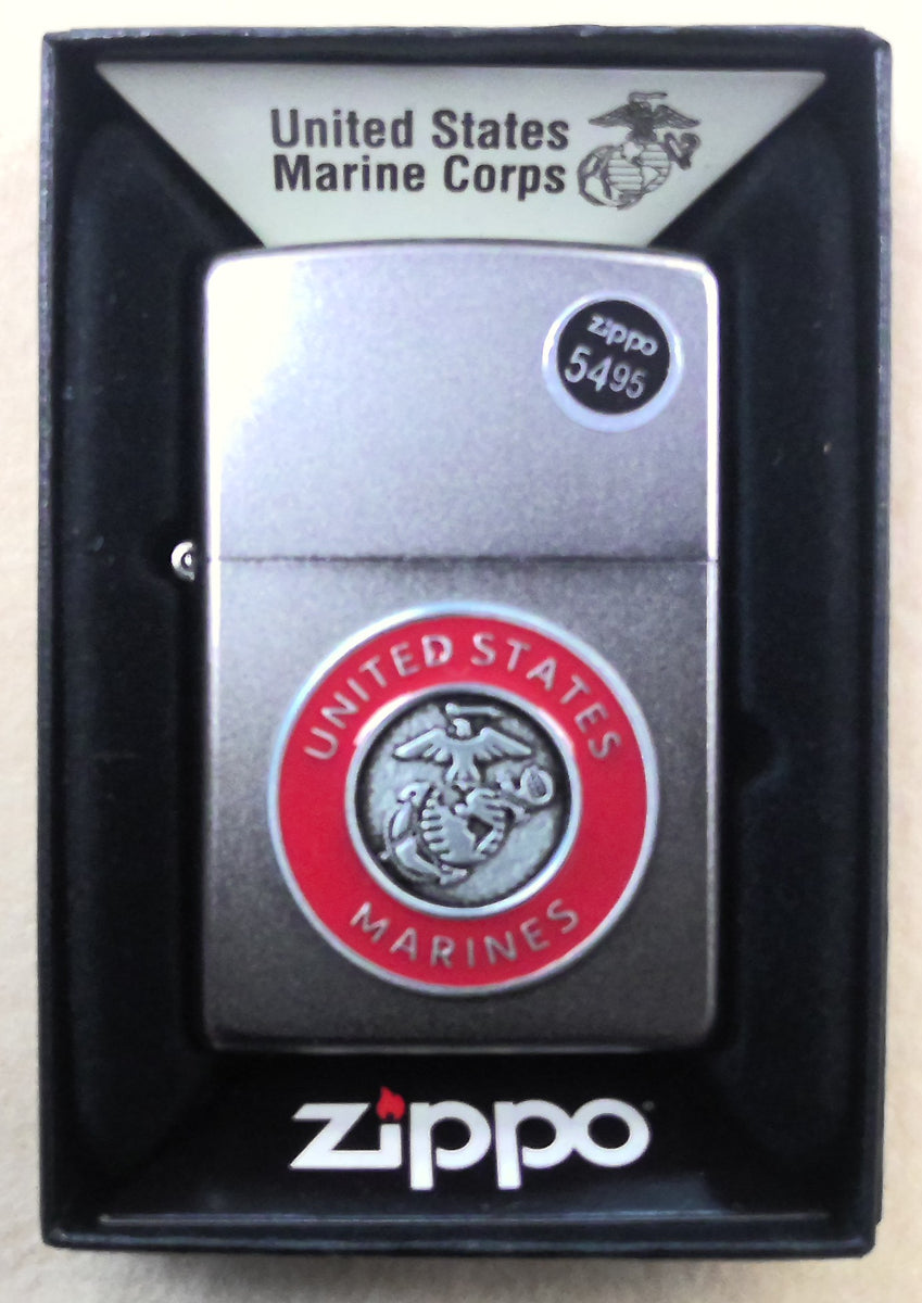 Zippo, U.S. Marine Corps Emblem – The Happy Piper