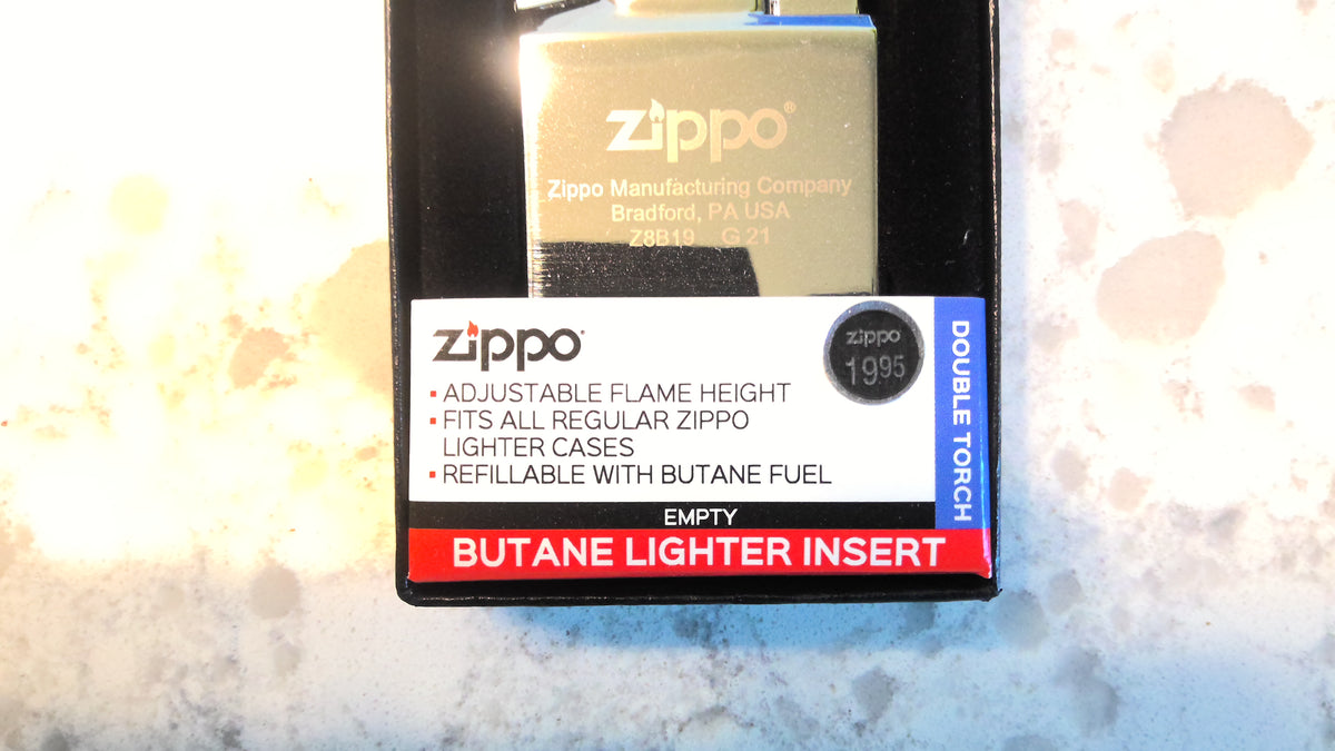 Zippo, Butane Double Torch Insert – The Happy Piper
